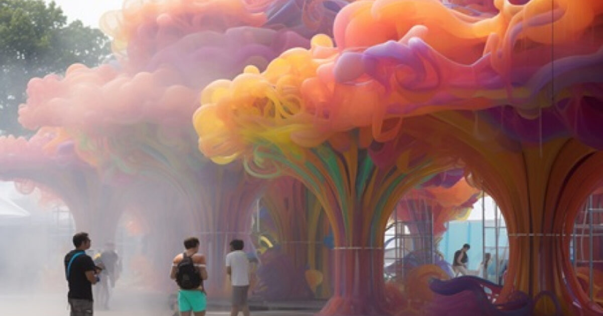 A ‘Cool’ Design: Misting Pavilion That… | IIT College of Architecture